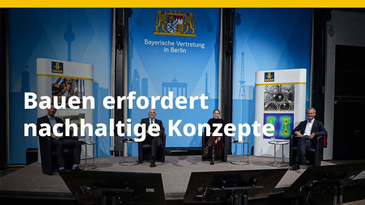 BAUER Spezialtiefbau GmbH – Webinar mit Livestream | Bauen erfordert ...