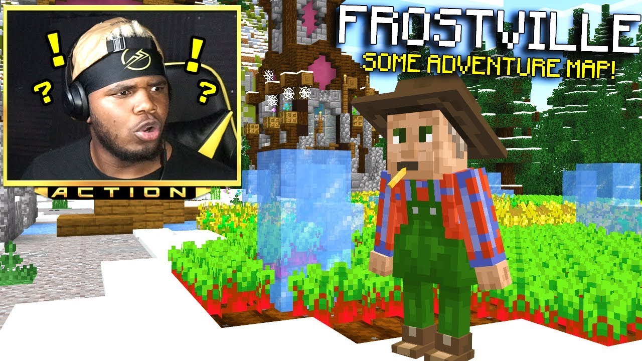 Going on a CRAZY SNOW ADVENTURE in Minecraft Pocket Edition! W ...