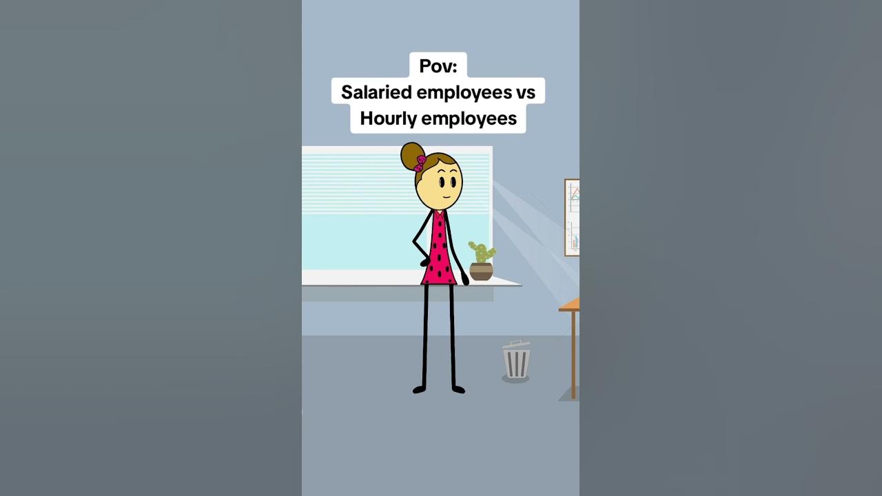 Salaried Employees Vs Hourly Employees Situation animation funny salaried-employees-vs-hourly-employees-situation-animation-funny