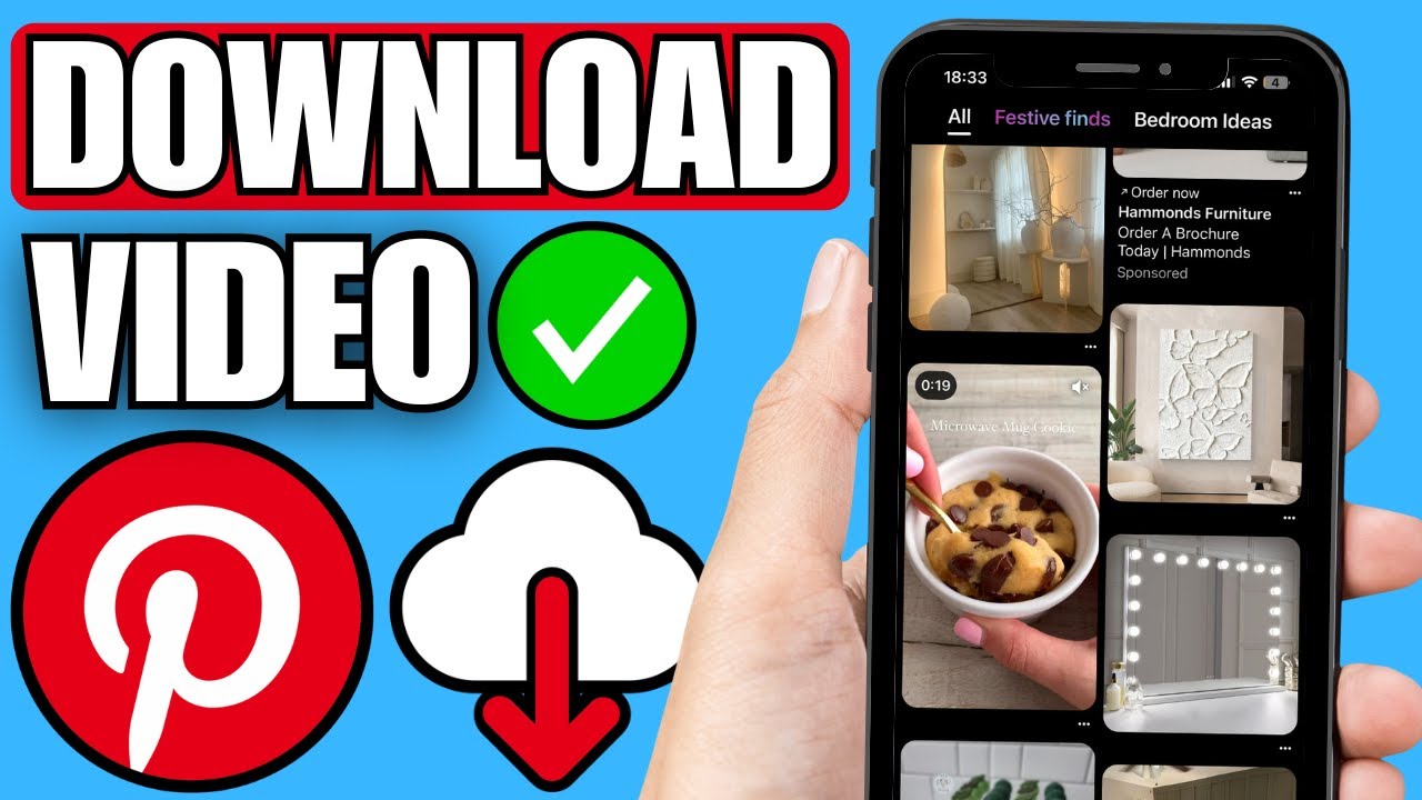 How To Download Pinterest Videos to Camera Roll - YouTube