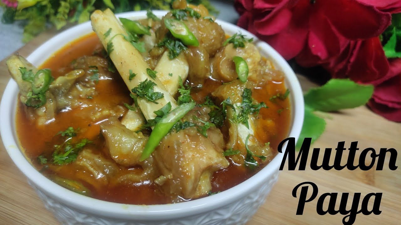 Authentic Mutton Paya recipe(clean to cook) How make to Mutton Paya ...