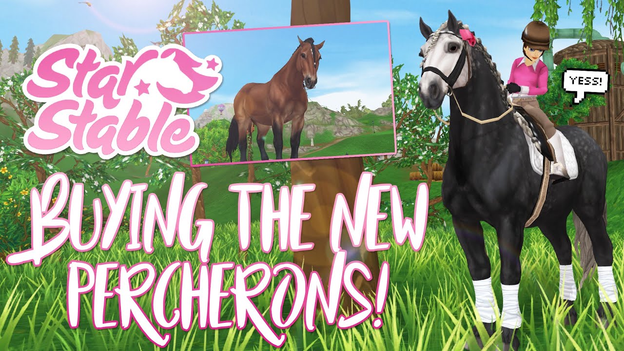 Buying the NEW PERCHERONS + NEW bridles! | Star Stable Updates - YouTube