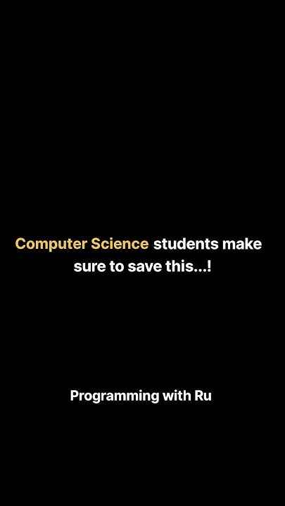 📑Top courses every computer science student must complete..!👨🏻‍💻 #code #computerscience #shorts ...