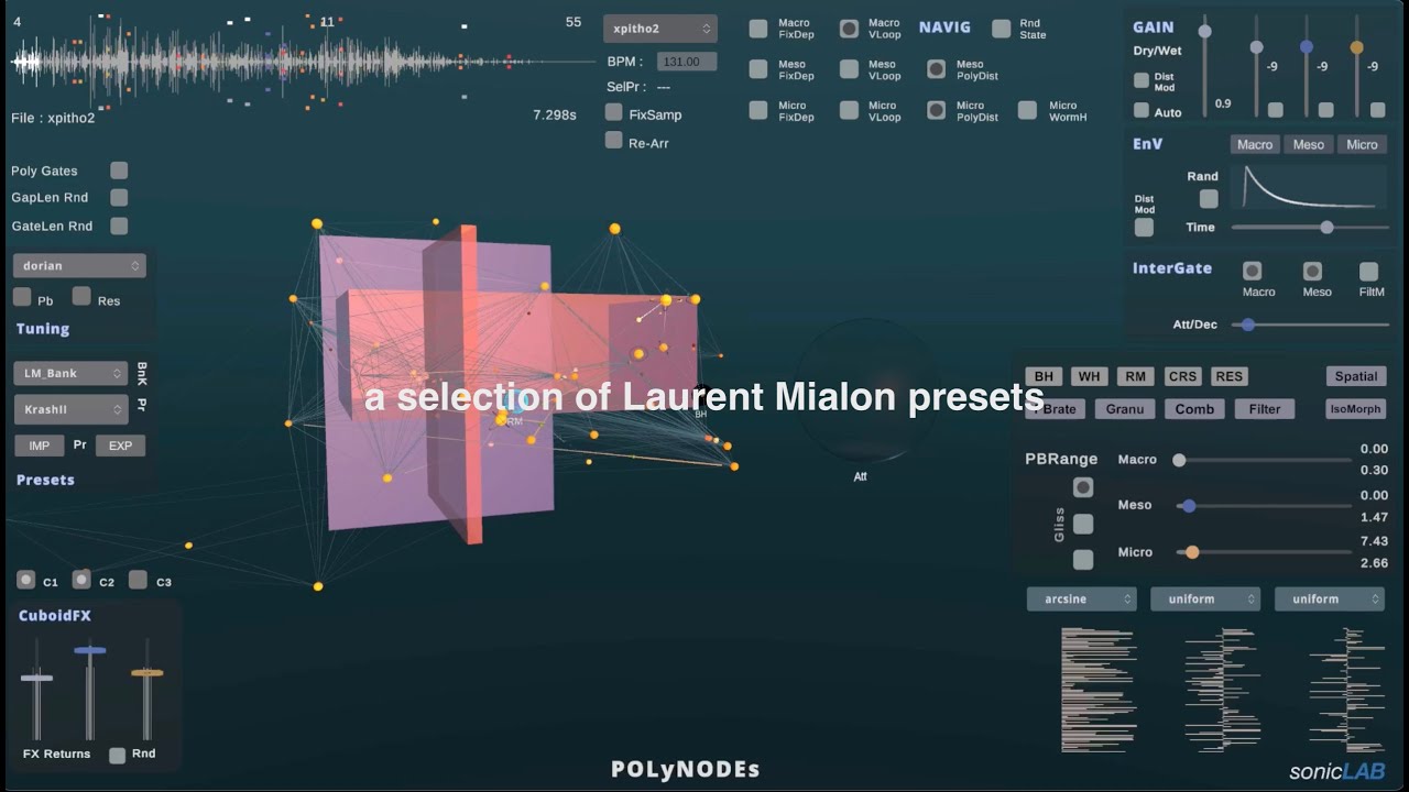Laurent Mialon, PolyNodes presets - YouTube