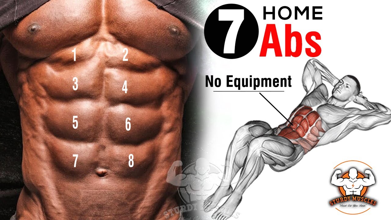7 Abdos Six Pack Workout | Home Exercises [No Equipment] - YouTube