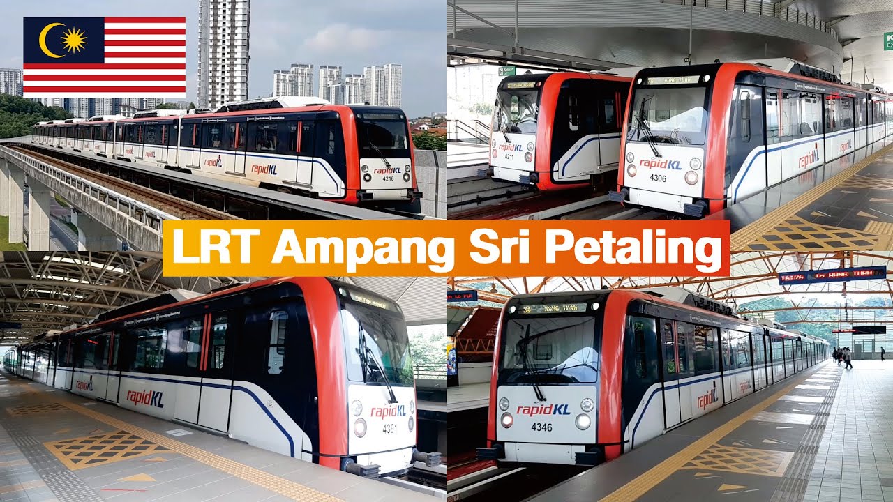 [RapidKL🇲🇾] Malaysia's LRT Laluan Ampang & Sri Petaling CSR Zuzhou AMY ...