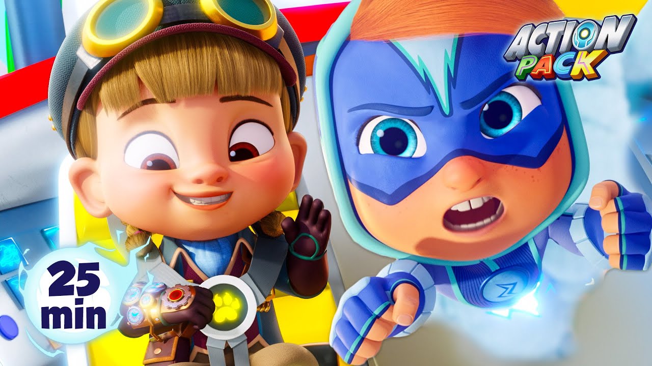 Time Twisting Trouble! INFINITE Recess!? | Action Pack | Kids Cartoons ...