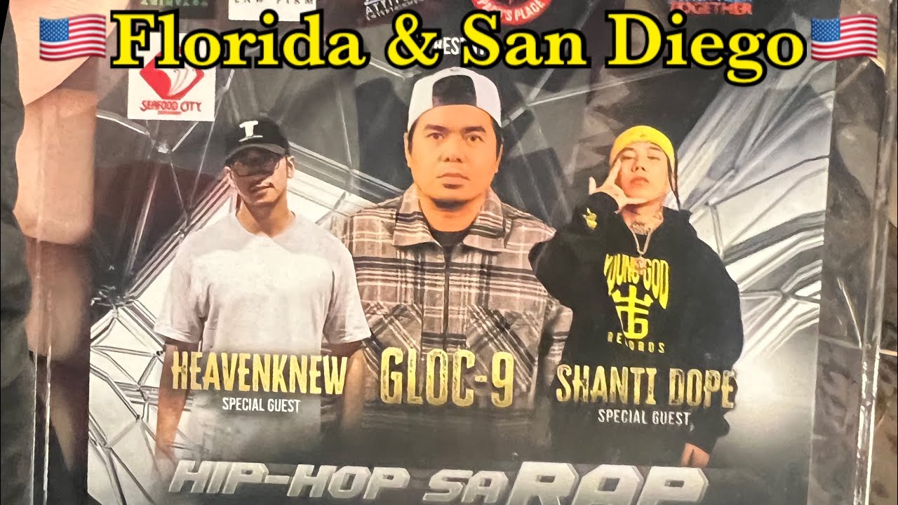 Hiphop Sa Rap Sa America Tour in Florida&San Diego #gloc9 #klumcee # ...