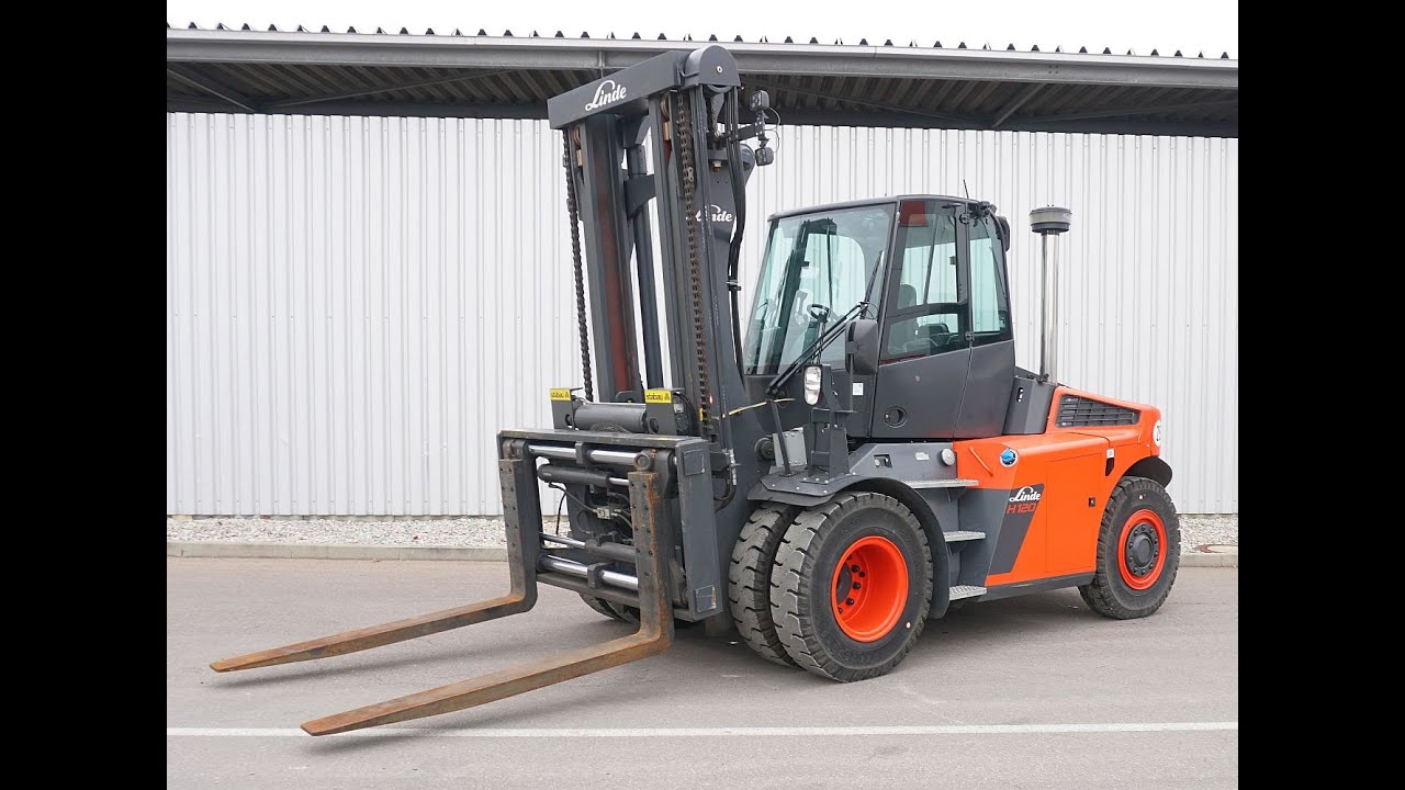 Linde H 120 D/600 - Frontstapler - 12 to gebraucht/used GRUMA - YouTube
