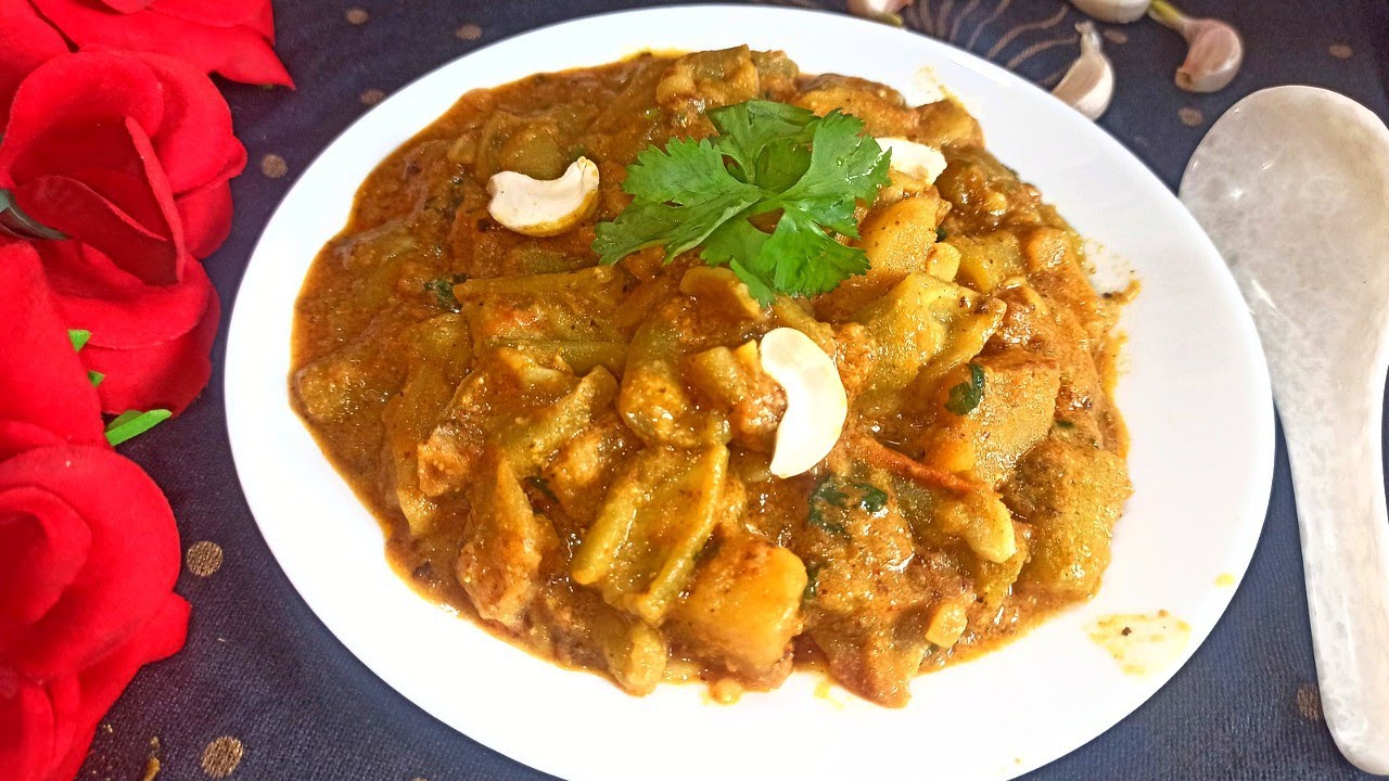 Janhi Alu Posto curry| Ridge goured in poppy seed curry Recipe|ଜହ୍ନି ...