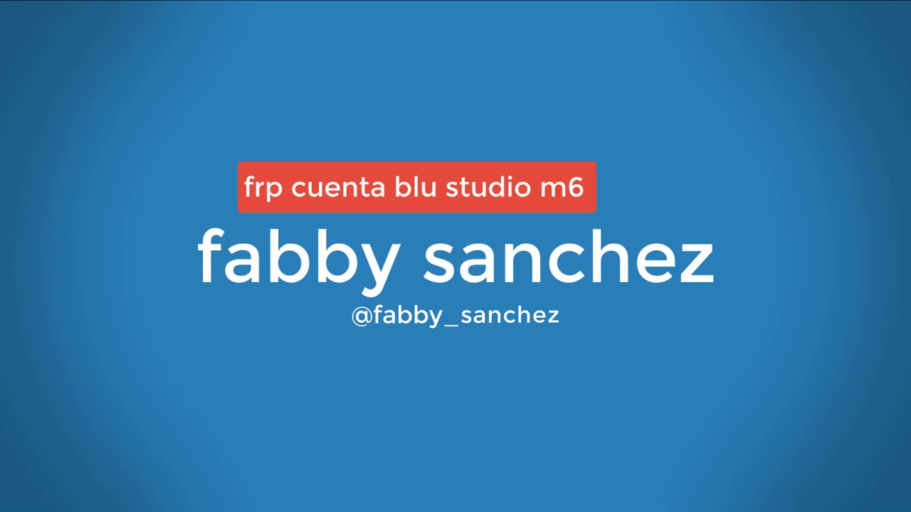 FRP Blu Studio m6 eliminar cuenta google - YouTube