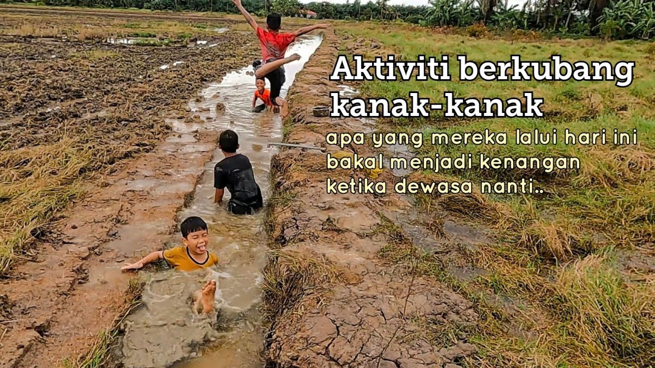 Aktiviti berkubang kanak-kanak. - YouTube