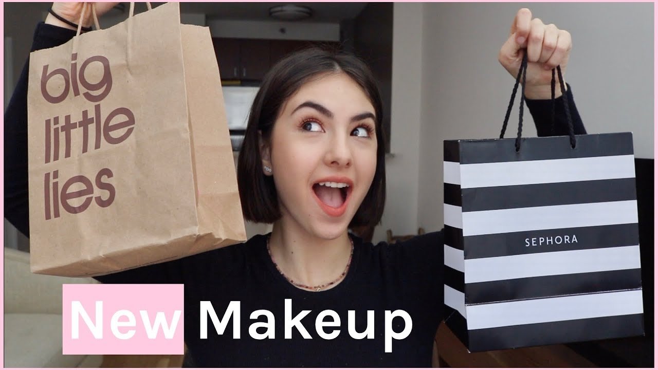 TRYING OUT NEW MAKEUP + MINI SEPHORA HAUL!! - YouTube