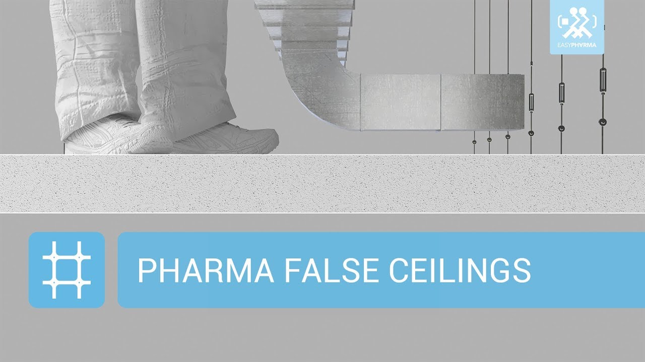 PHARMA FALSE CEILINGS | EASYPHARMA | CLEAN ROOMS SYSTEM - YouTube