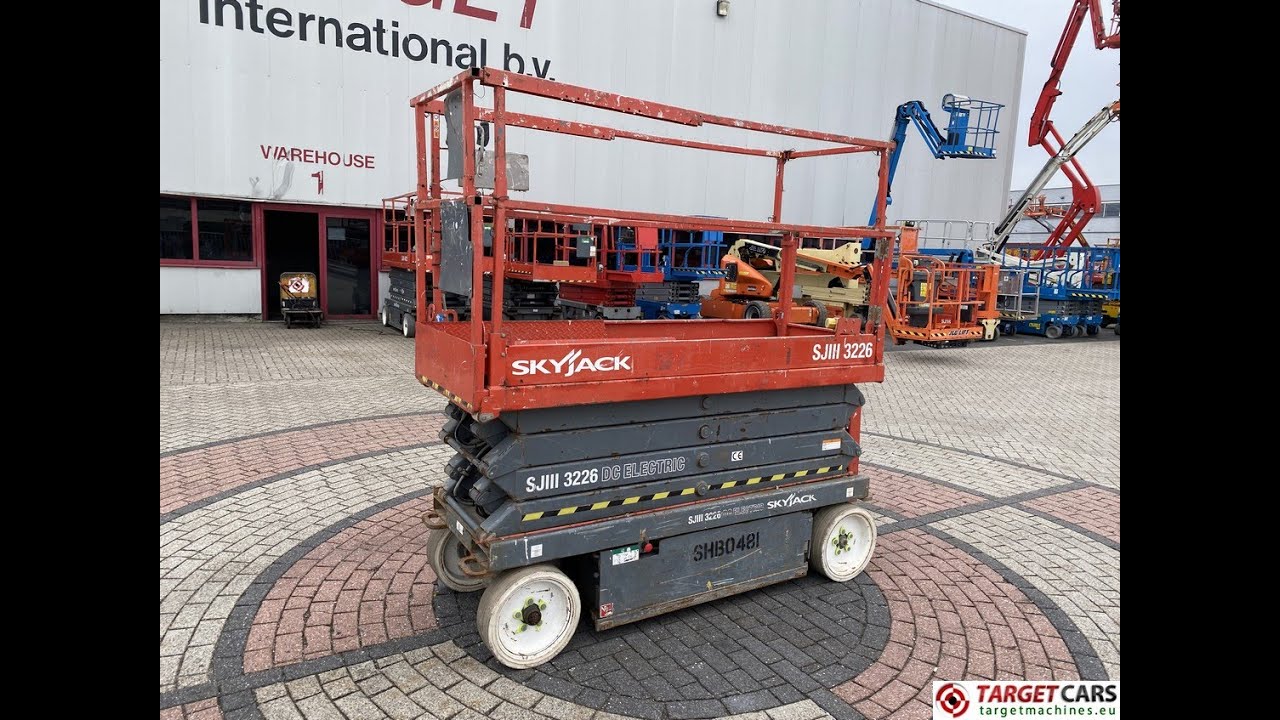 783515 SKYJACK SJIII-3226 ELECTRIC SJ3226 SCISSOR WORKLIFT 2013 ...
