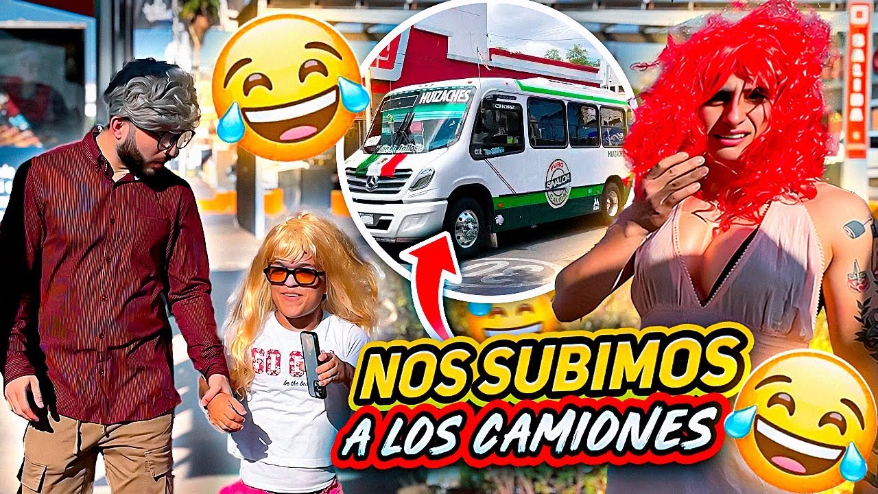Belikin se VISTE de NIÑA y se LLEVA a sus PAPÁS a PASEAR AL CENTRO ...