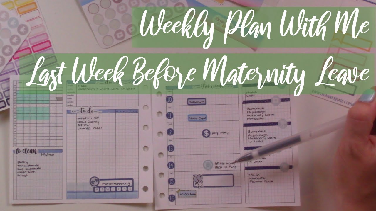 Weekly PWM | Last Week Before Maternity Leave - YouTube