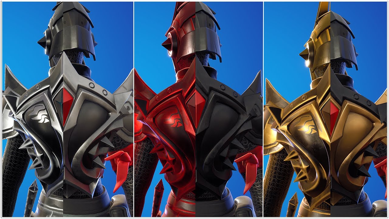 Fortnite, Enlightened Eternal Shield (All Styles, Side by Side ...