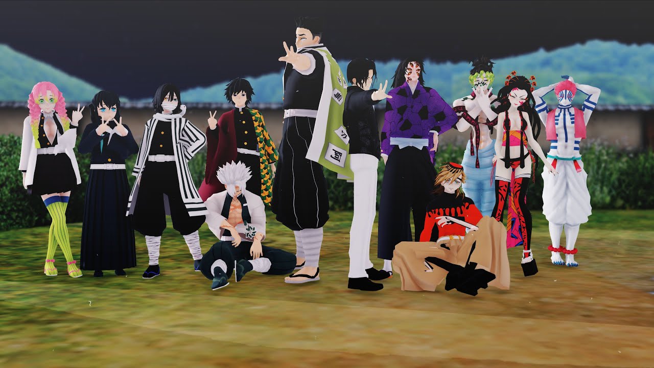 MMD x Demon Slayer - Showdown - Happy New Year - YouTube