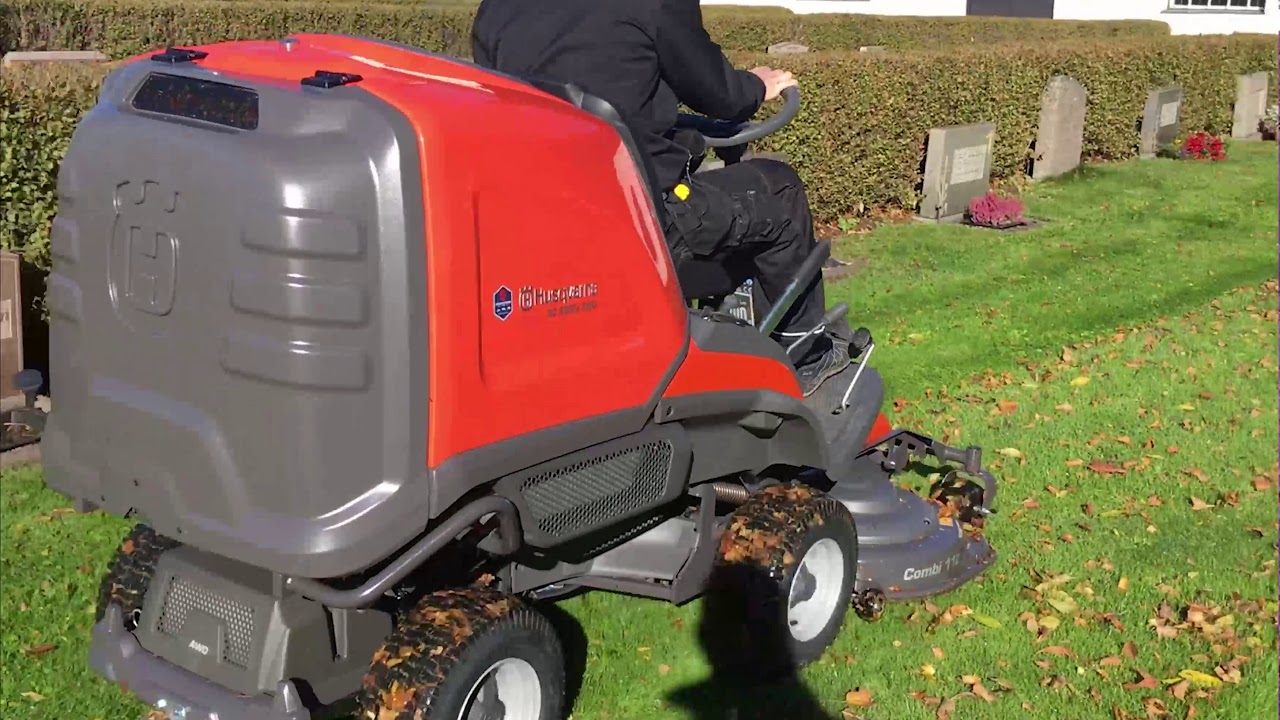 Husqvarna Rider RC 320Tc AWD - YouTube
