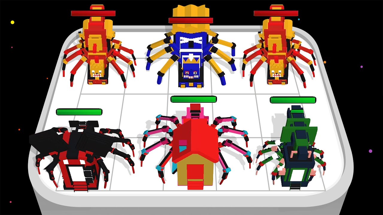 SPIDER TRAIN: Craft Merge - Merge Choo Choo Monster ★ Merge Master ...