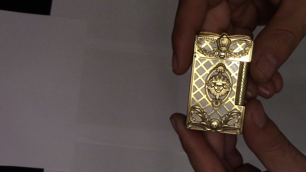 S.T. Dupont Versailles Lighter Line 2 Limited Edition - YouTube