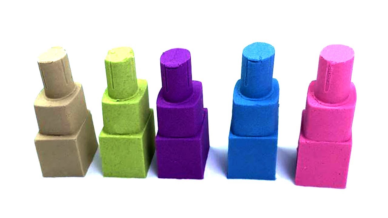 Satisfying Video l How to make Rainbow Lip Care AND Kinetic Sand ...