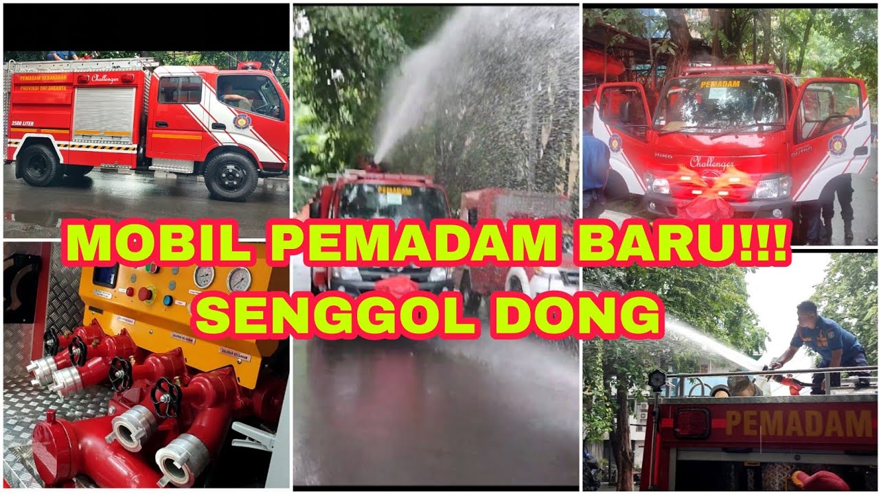 MOBIL DAMKAR BARU!!! UNIT LIGHT FIRE TRUCK 2500 CHALLENGER - YouTube