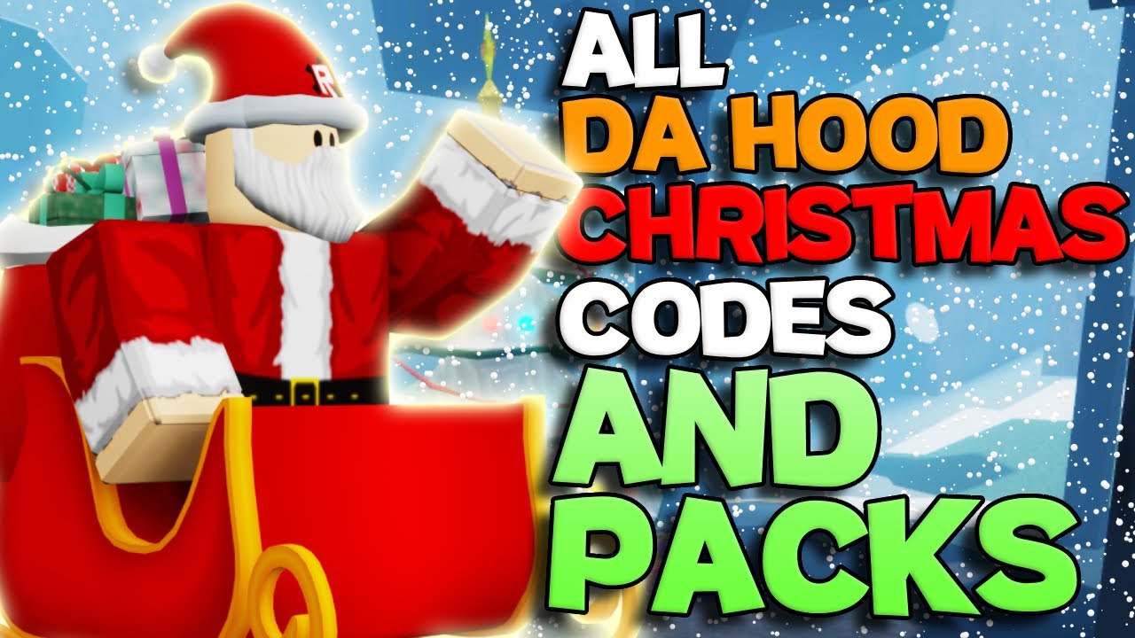 NEWEST DA HOOD CHRISTMAS CODES + PACK OPENINGS! (DA HOOD CHRISTMAS ...