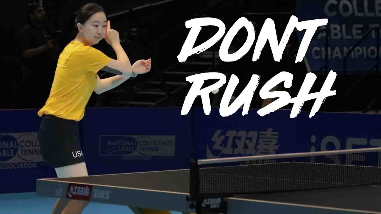 Key point for chopping against a pips player - by Angela Guan - YouTube