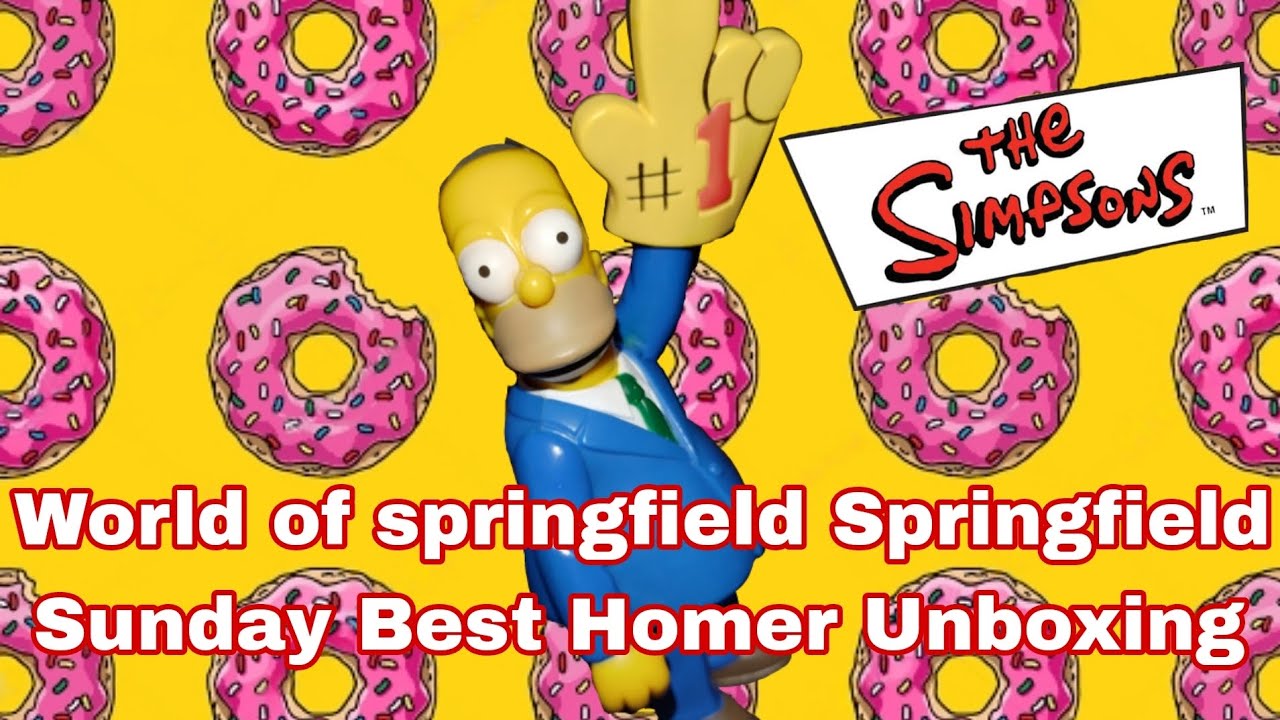 World of springfield Sunday Best Homer Unboxing #simpsons #thesimpsons ...