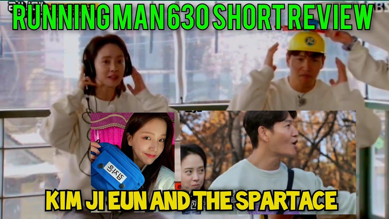 Running Man 630 short Review| Kim Ji Eun and the Spartace ️ - YouTube