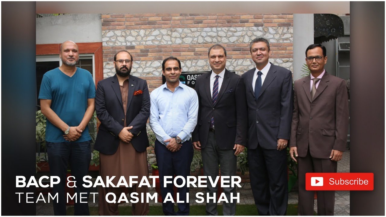BACP & Sakafat Forever team met Qasim Ali Shah | Sakafat Forever - YouTube