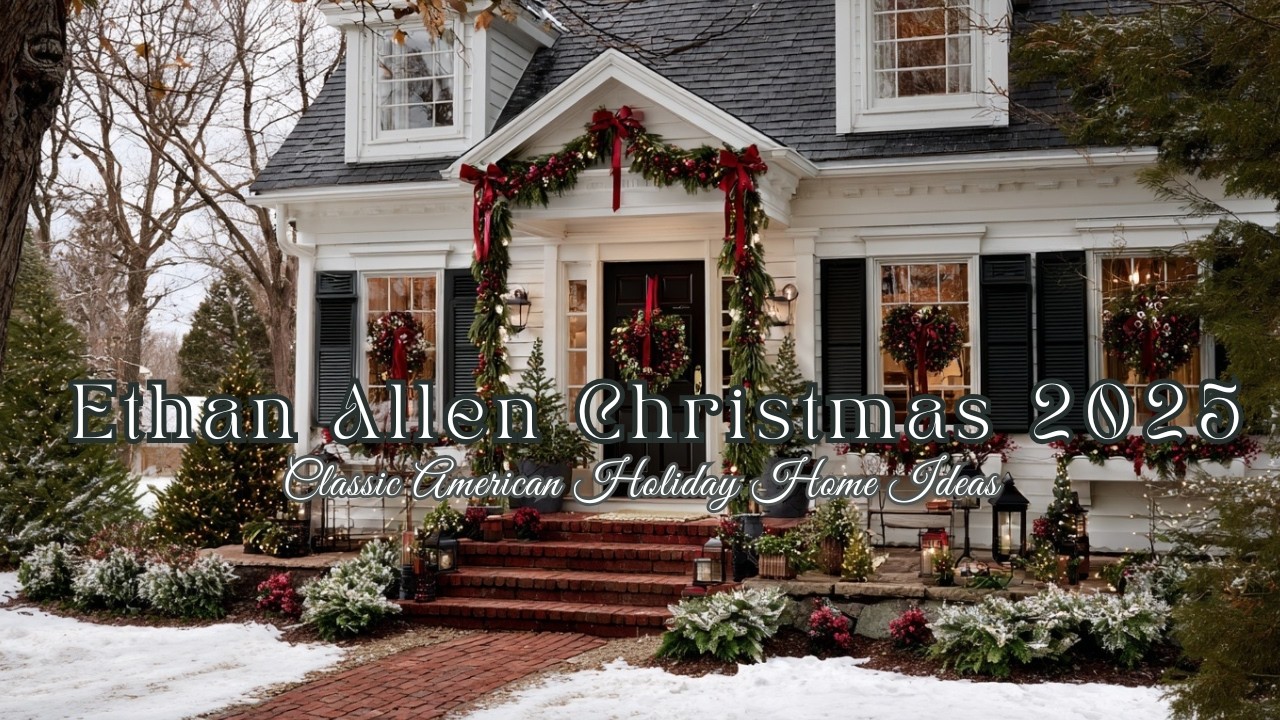 🎄Ethan Allen Christmas 2025 | Classic American Holiday Home Ideas with ...