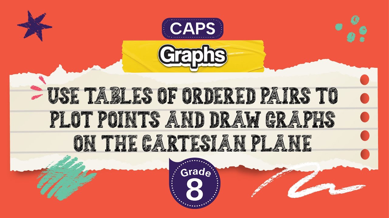 [GRADE 8] Use Tables of Ordered Pairs to Plot Points and Draw Graphs on ...