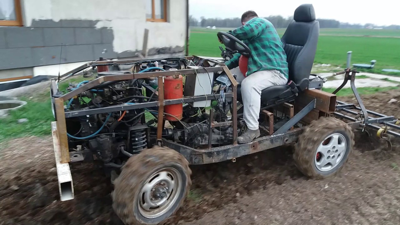 Spawacz 4wd ciągnik sam blokady 4x4 - YouTube