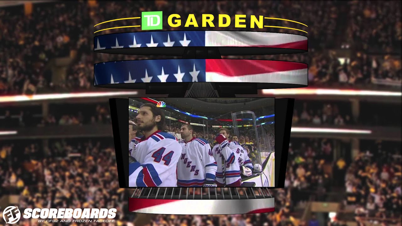 TD Garden Scoreboard - YouTube
