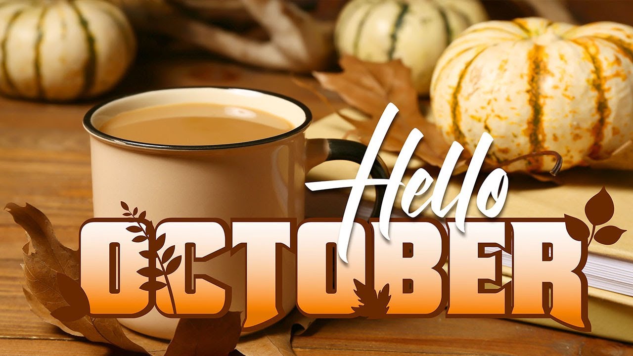 Hello October With Smooth Saxophone Jazz Music - Elegant Fall Saxophone ...