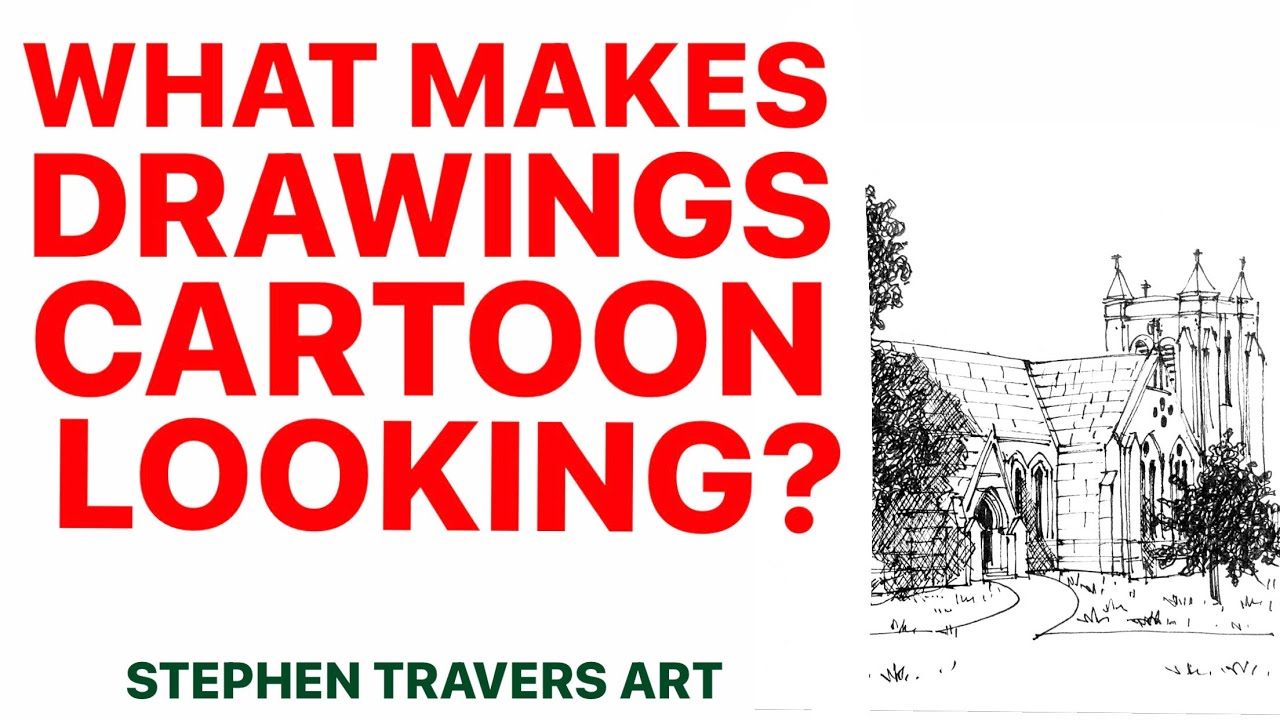 6 Points for Less Cartoony, More Realistic Drawings - YouTube
