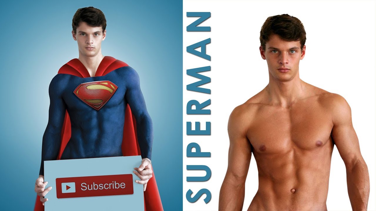 How to create a Superman with photoshop tutorial - YouTube