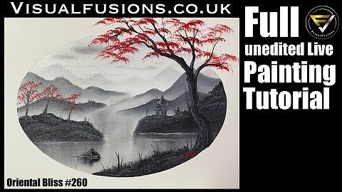 How to Paint Japanese Style Oil Painting Wet on Wet technique - YouTube