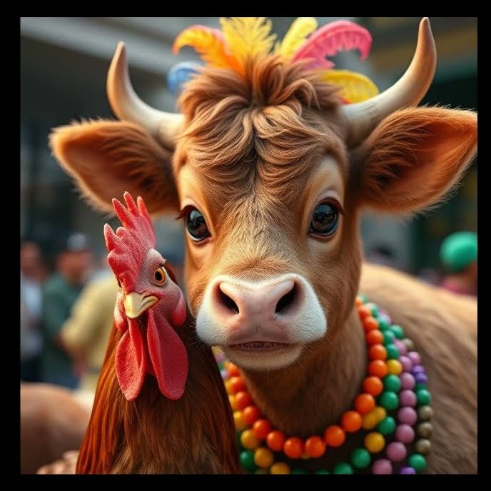 Brazilian Cow and Chicken Samba - YouTube