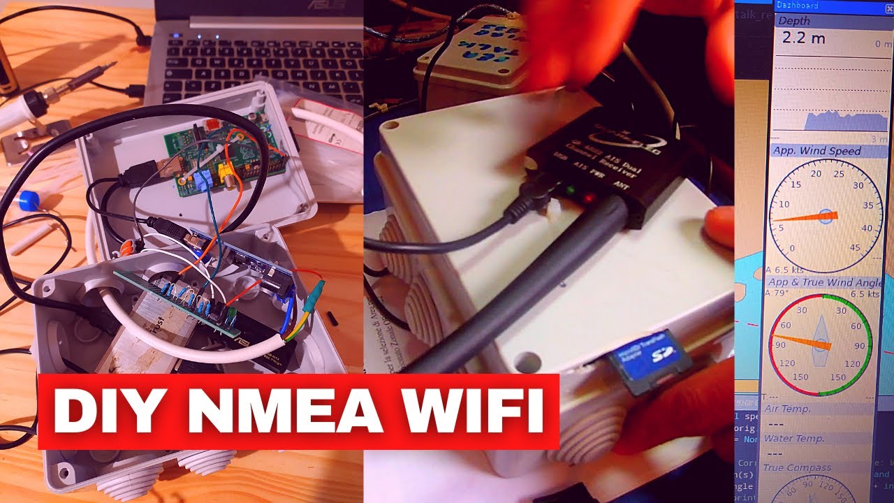 DIY NMEA and Seatalk WiFi gateway using Raspberry Pi - YouTube