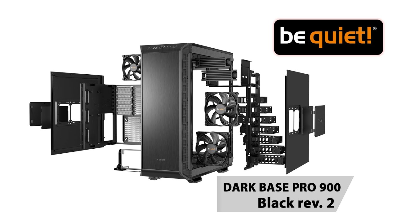 Bequiet! Dark Base PRO 900 gépépítés - YouTube