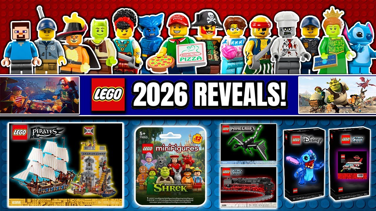 AMAZING LEGO LEAKS! Shrek CMF, Pirates, Minecraft, Disney & MUCH MORE ...