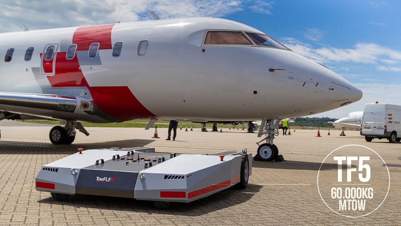 Towflexx TF5 - Bombardier Challenger 650 - easy to use RC Aircraft Tug ...