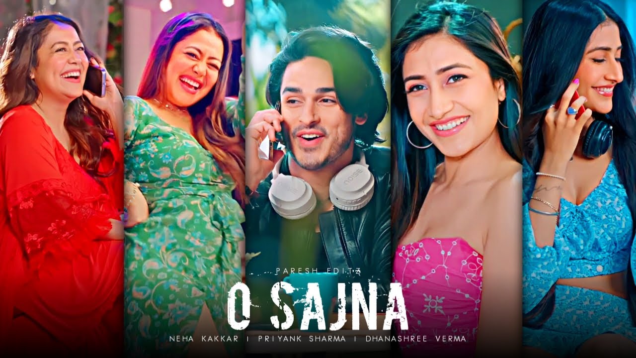 O Sajna Song | Neha😍Priyank😍Dhanashree | Fullscreen Status | 4k Status ...
