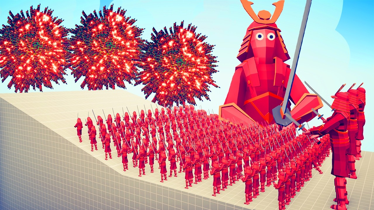 100x SAMURAI 3x GIANT SAMURAI vs MULTI ARROWS | TABS - Totally Accurate ...