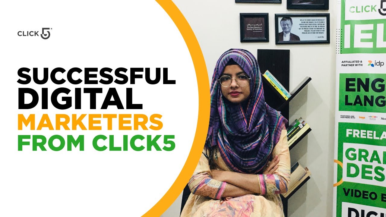 MUNEEZA | 100% SATISFIED WITH CLICK5 DIGITAL MARKETING DIPLOMA - YouTube
