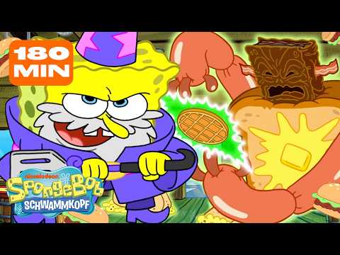 SpongeBob | 3 Stunden SpongeBob-Abenteuer in Bikini Bottom 🧽 | SpongeBob Schwammkopf